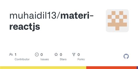 Github Muhaidil Materi Reactjs
