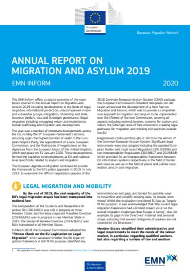 Annual Report on Migration and Asylum 2019: EMN Inform - The European Migration Network