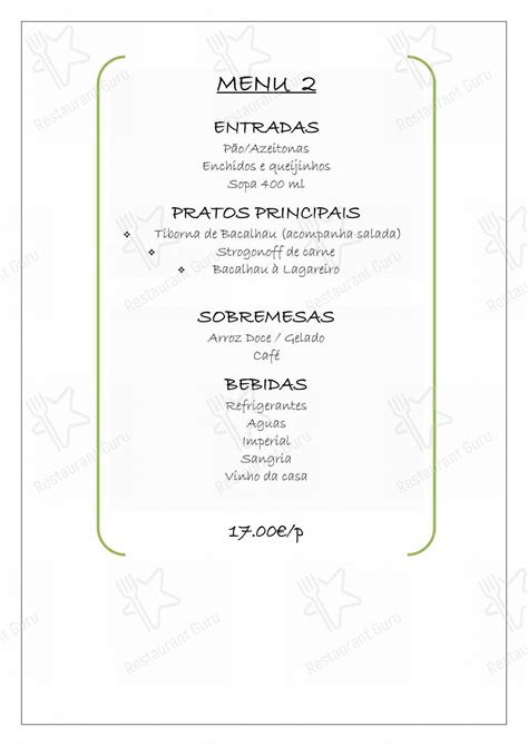 Menu At Steps Cafe Lisbon R Robalo Gouveia 2