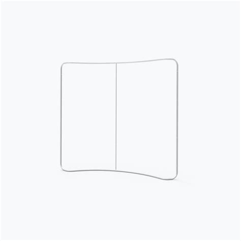 8ft Curve Tension Fabric Display Hardware Only