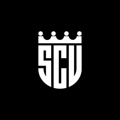Scu Letter Logo Design In Illustration Vector Logo Calligraphy