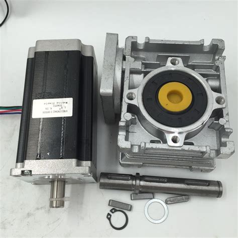 Ratio 201 High Torque Turbine Worm Gearbox Geared Stepper Motor