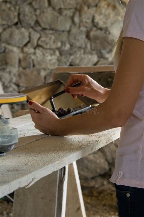 Portable Information Device For Monitoring Radioactive Gas Radon Concept Image With Radon Gas