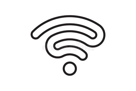 Wi Fi Symbol Signal Connection Vector Wireless Internet Technology