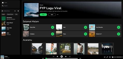 Rafif Gunawan On Linkedin Clone Ui Spotify With Reactjs Tailwind