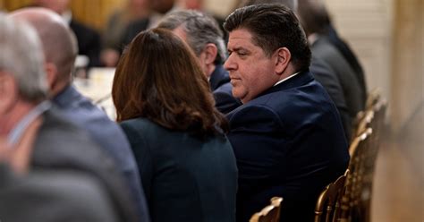 Pritzker Attends Governors White House Meeting With Biden Cbs Chicago