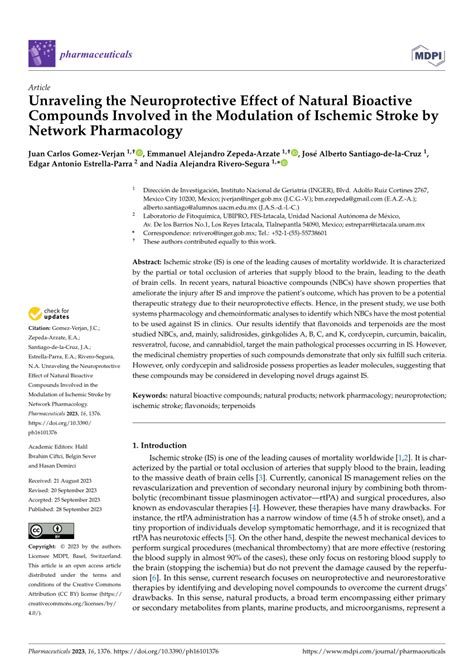 Pdf Unraveling The Neuroprotective Effect Of Natural Bioactive Compounds Involved In The
