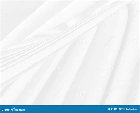 Beauty White Abstract Smooth Curve Soft Fabric Shape Decorate Fashion