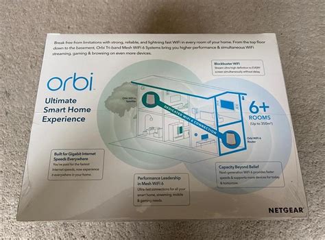 Netgear Orbi Rbk852 Wifi 6 Mesh Wifi System Ax6000 Tri Band Gigabit Wireless Mesh Computers