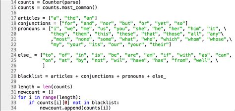 Python Mini Projects Python을 활용한 텍스트 속 유의미한 통계 산출하기 1