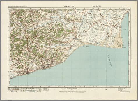 1920 Collection Hastings Ordnance Survey Map I Love Maps
