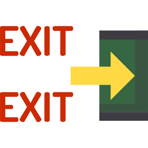 Exit Special Flat Icon