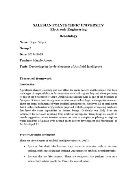 Theoretical Framework Pdf Artificial Intelligence Intelligence
