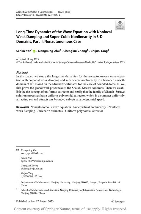 Long Time Dynamics Of The Wave Equation With Nonlocal Weak Damping And Super Cubic Nonlinearity