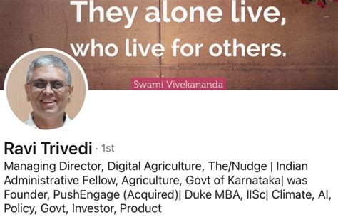 Atul Satija On Linkedin Meet Ravi Trivedi The Unicorn 🦄 —— After