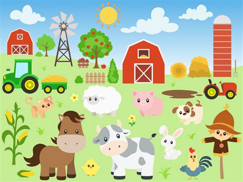 Farm Animal Set By Matt Upholz On Dribbble