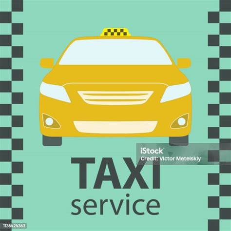 計程車標誌前視圖計程車服務設計向量例證向量圖形及更多乘客圖片 乘客 交通 交通方式 Istock