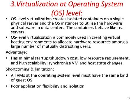 Virtualization Implementation Levels Of Virtualization Technology