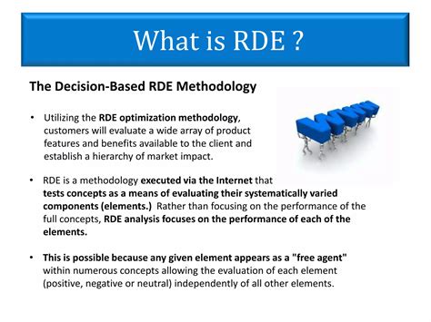 The Rde Methodology Ppsx