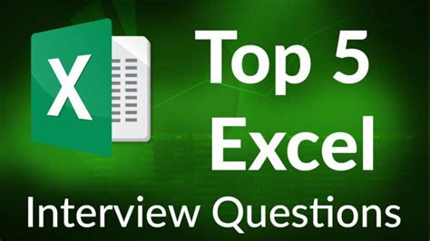 Top Excel Interview Questions Practice Assessment Tests