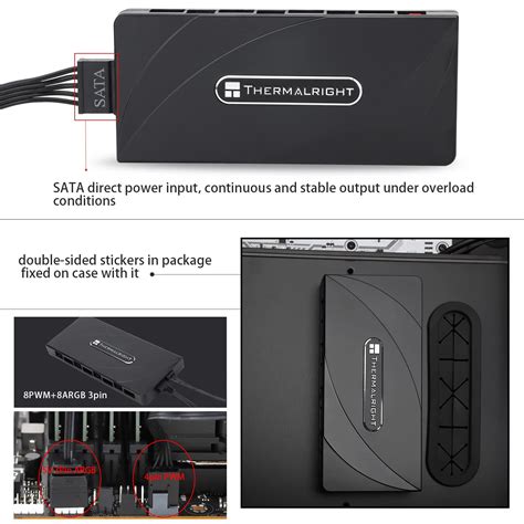 Buy Thermalright ARGB Fan HUB Controller Support 8 Groups Of Fans 8