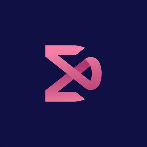 Modelo de design do ícone de logotipo letra d Vetor Premium