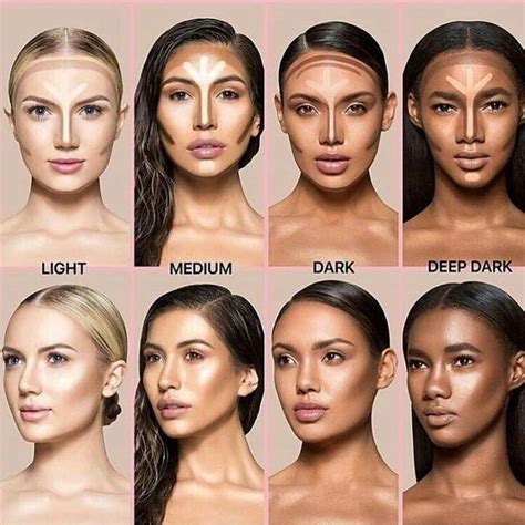 Pin By Alexandra Hoyt On Contouring Face Contouring Makeup Contour Makeup Skin Tone Makeup