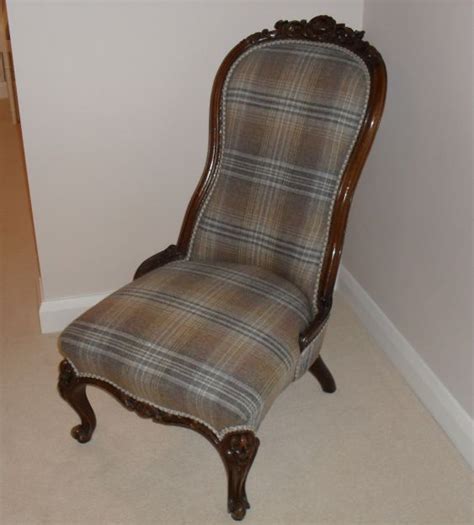 Tartan Chair And Headboard Project