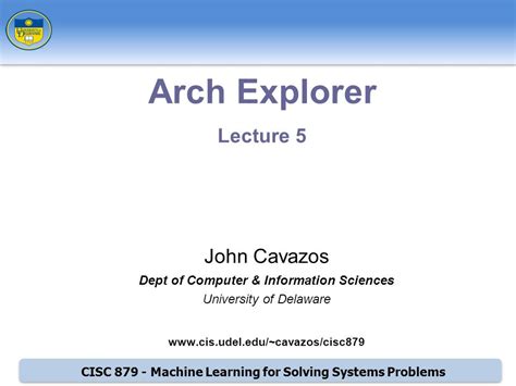 cisc machine learning for solving systems problems arch explorer
