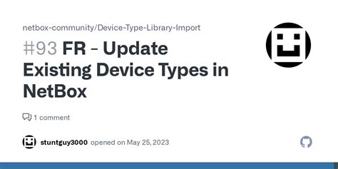 Fr Update Existing Device Types In Netbox · Issue 93 · Netbox