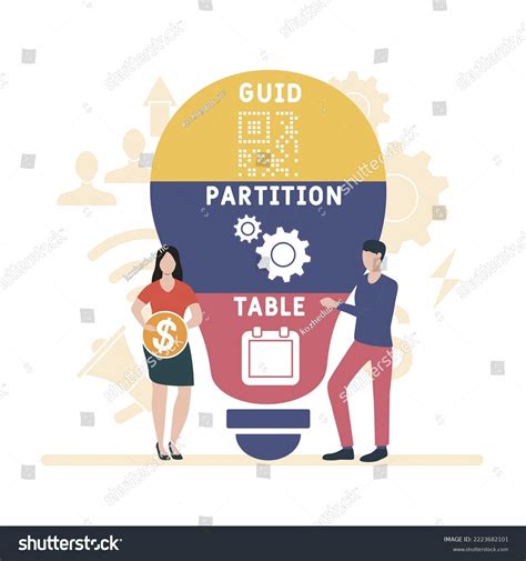 Gpt Guid Partition Table Acronym Business Stock Vector Royalty Free 2223682101 Shutterstock
