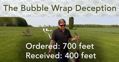 The Bubble Wrap Deception Are You Getting What You Paid For