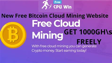 New Free Cloud Mining Website Cloud Mining Website 2022 Bitcoin