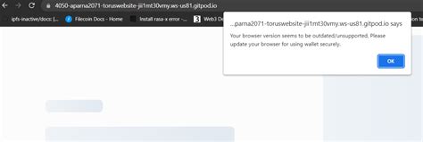 Gitpod Showing Error Message While Running On Chrome Issue 2203