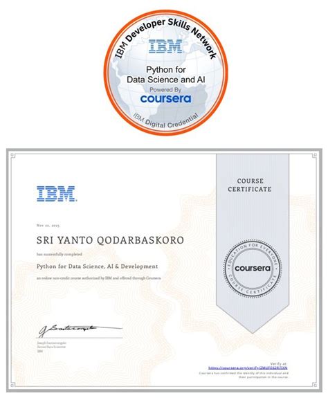 Python Datascience Ai Certification Ibm Coursera Sri Yanto