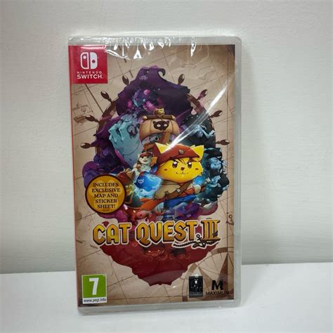 現貨含特典【電玩企劃館】ns Switch 喵咪鬥惡龍3 Cat Quest Iii 歐版 中文字幕 蝦皮購物