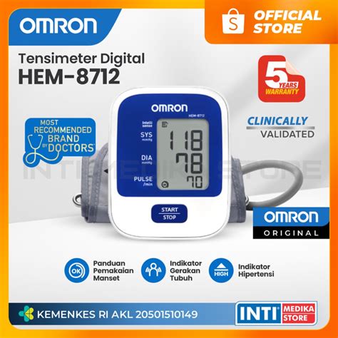 Jual OMRON Tensimeter Digital Connect Bluetooth HEM 7156T Tensi