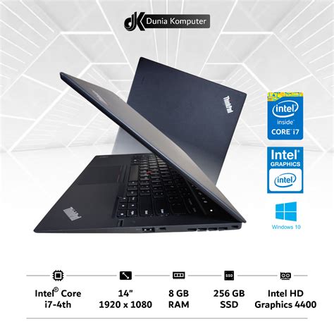 Jual Laptop Second Lenovo Thinkpad X1 Carbon 2 Intel I7 Gen 4th RAM 8GB SSD 256GB Begaransi