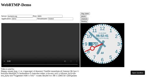 Webrtmp Codesandbox