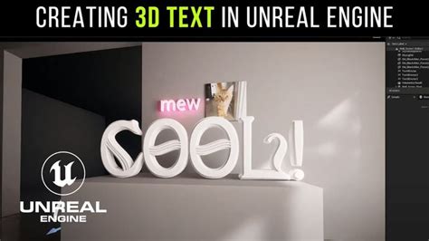 How To Make 3d Text In Unreal Engine 5 3d Text Unreal Engine