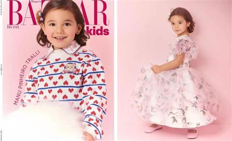 Filha De C Sar Tralli E Tici Posa Para Revista De Moda E Encanta