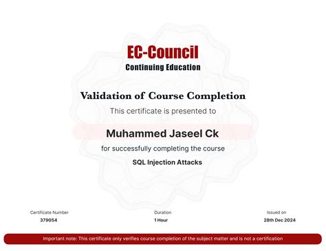 Muhammed Jaseel Ck Cybersecurity Researcher Ceh V13pursuing Csa