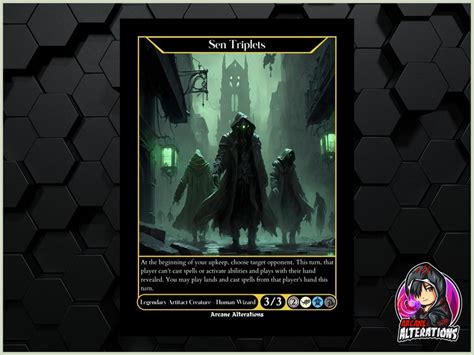 Sen Triplets Full Art Custom Card Etsy