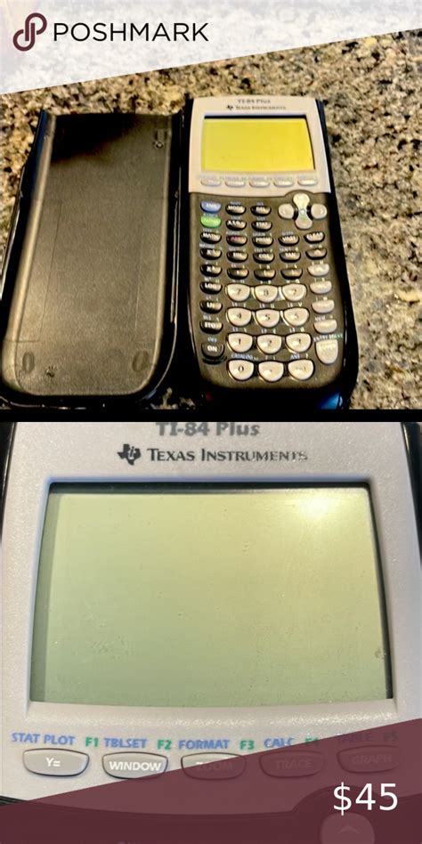 Texas Instruments T1 84 Plus Calculator Calculator Graphing