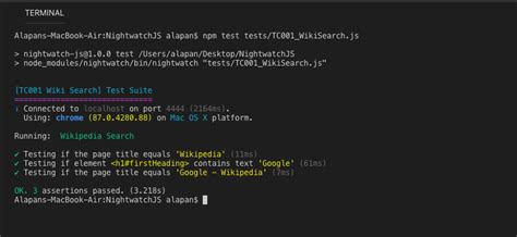 Writing And Executing Your First Test Case On Nightwatch Js