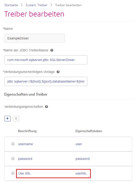 Manuelles Hinzuf Gen Eines Jdbc Treibers