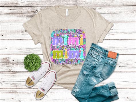 Mimi Stacked Floral Transfer Sassy Sublimation And Screen Prints
