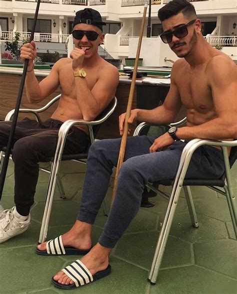 Beautiful Barefoot Guys Photo
