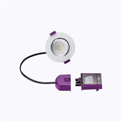 Spektroled Tilt Cwa Fire Rated Ip20 Downlight With 2x Wattage And 4x Cct Evolution