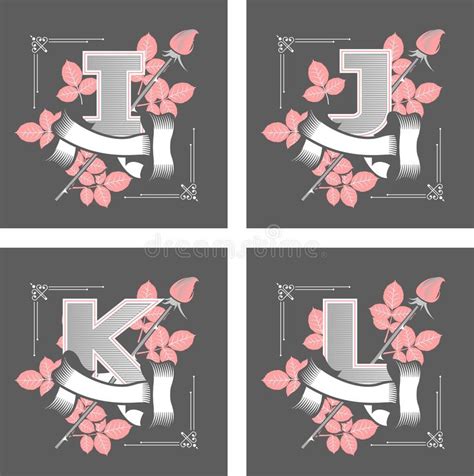 Letters Alphabet Flower Stock Vector Illustration Of Bloom 119102868